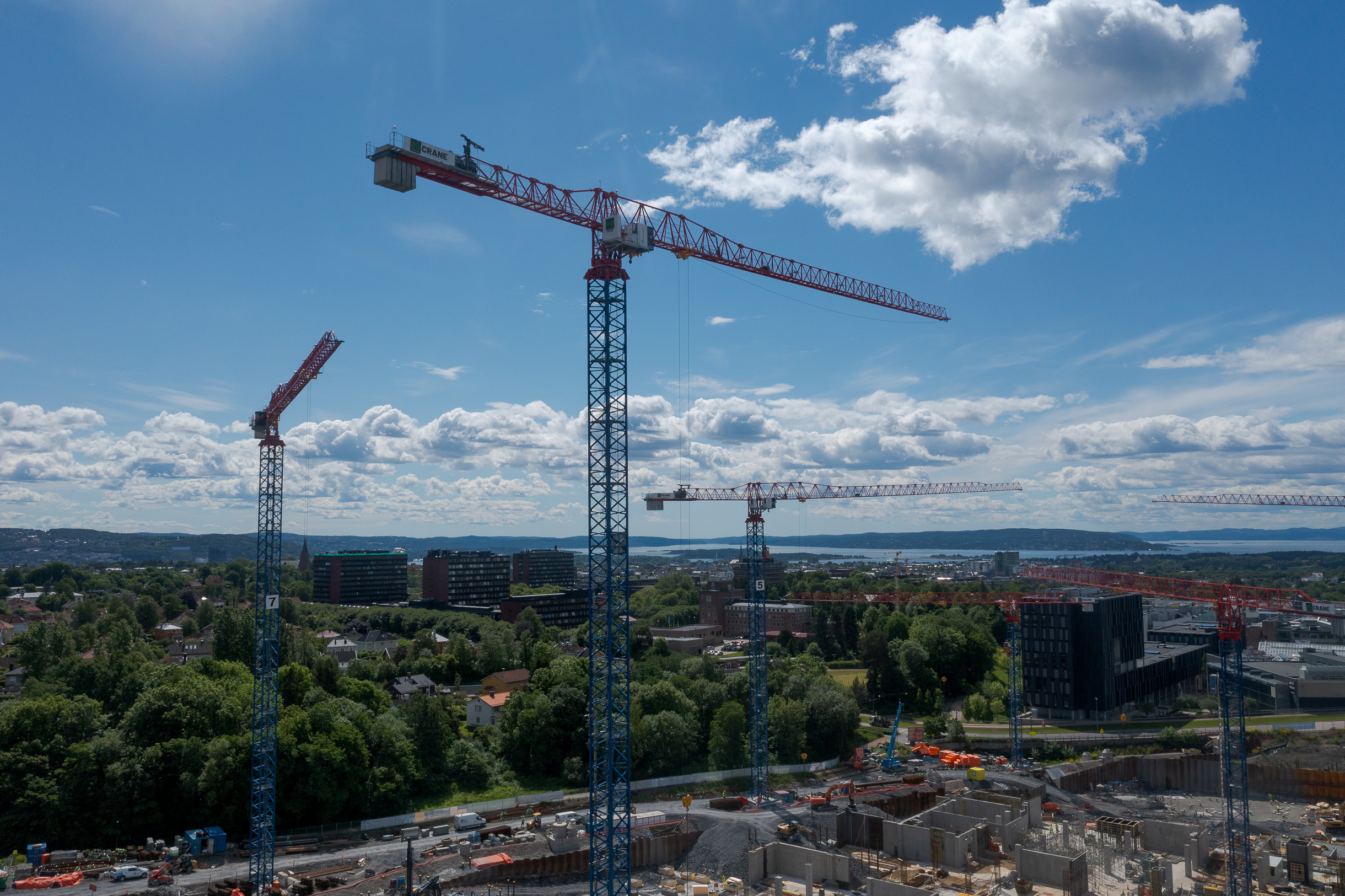 Bør jeg velge tårnkran eller selvreisende kran? - Rental Group